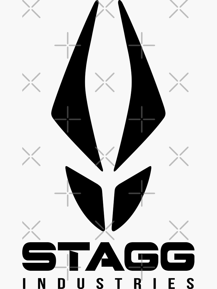 "Stagg Industries (Black) [Roufxis - RB]" Sticker for Sale by RoufXis ...