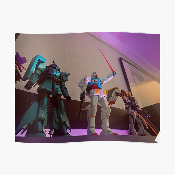 "Gundam Rise" Poster for Sale by Johnathantc1 | Redbubble