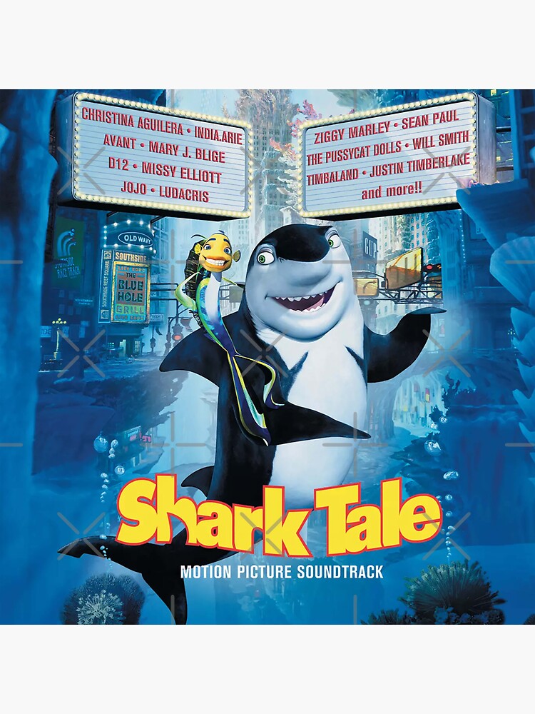 "Shark Tale" Sticker for Sale by RhonaMiller | Redbubble