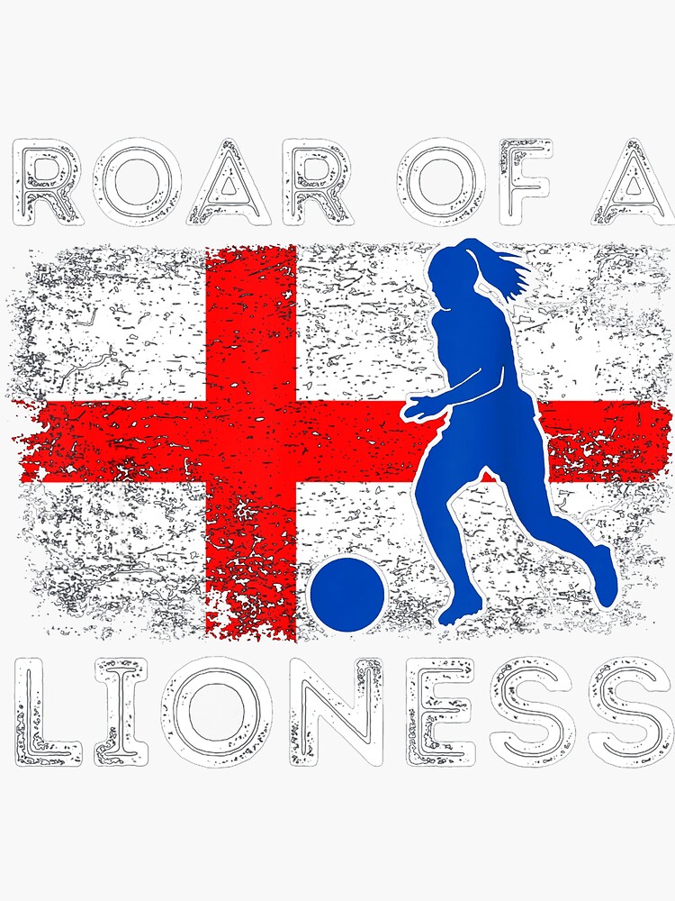 "England Women Football Soccer Lioness" Sticker for Sale by ...