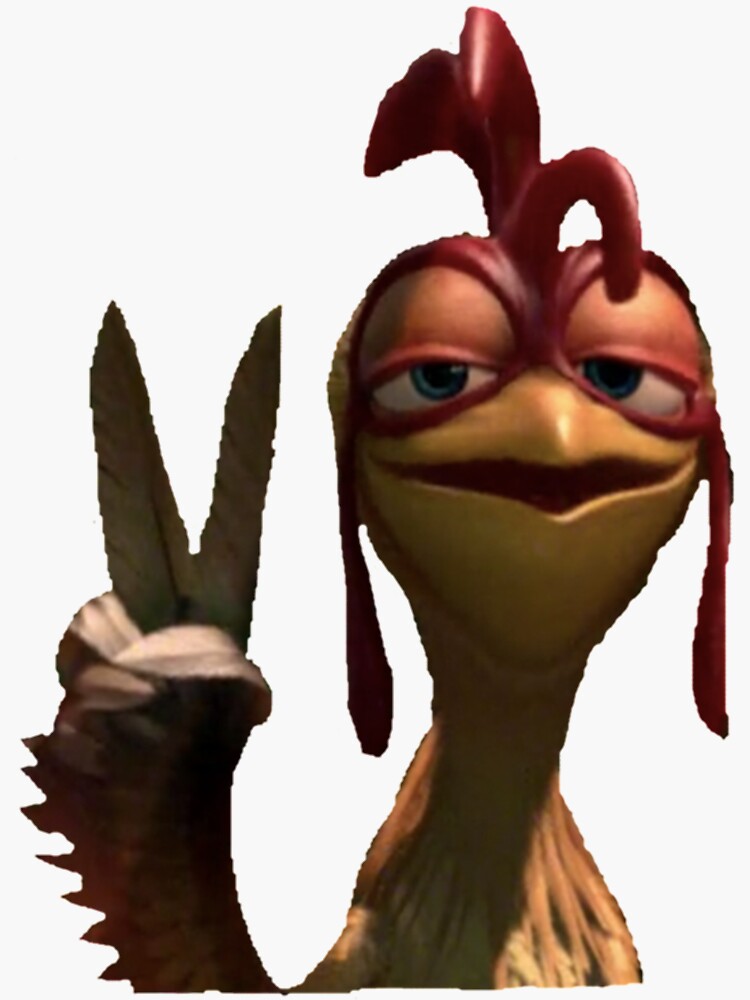 "CHICKEN JOE THE THIRD " Sticker for Sale by merchtours | Redbubble