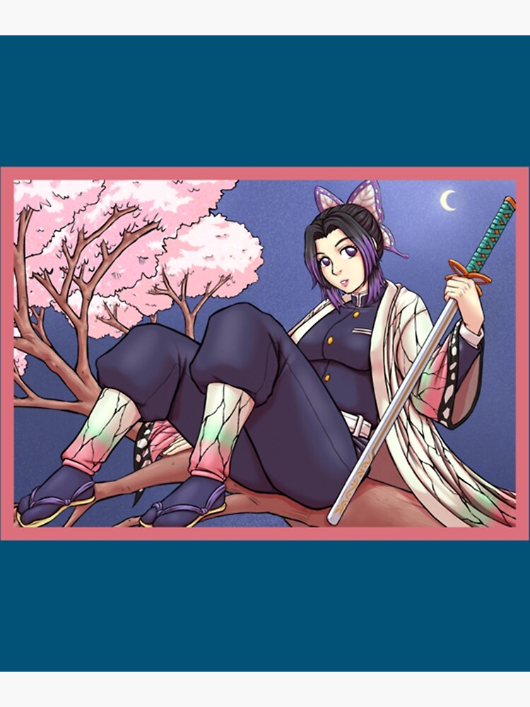 Póster «SHINOBU KOCHO cazador de demonios kimetsu no yaiba anime fanart ...