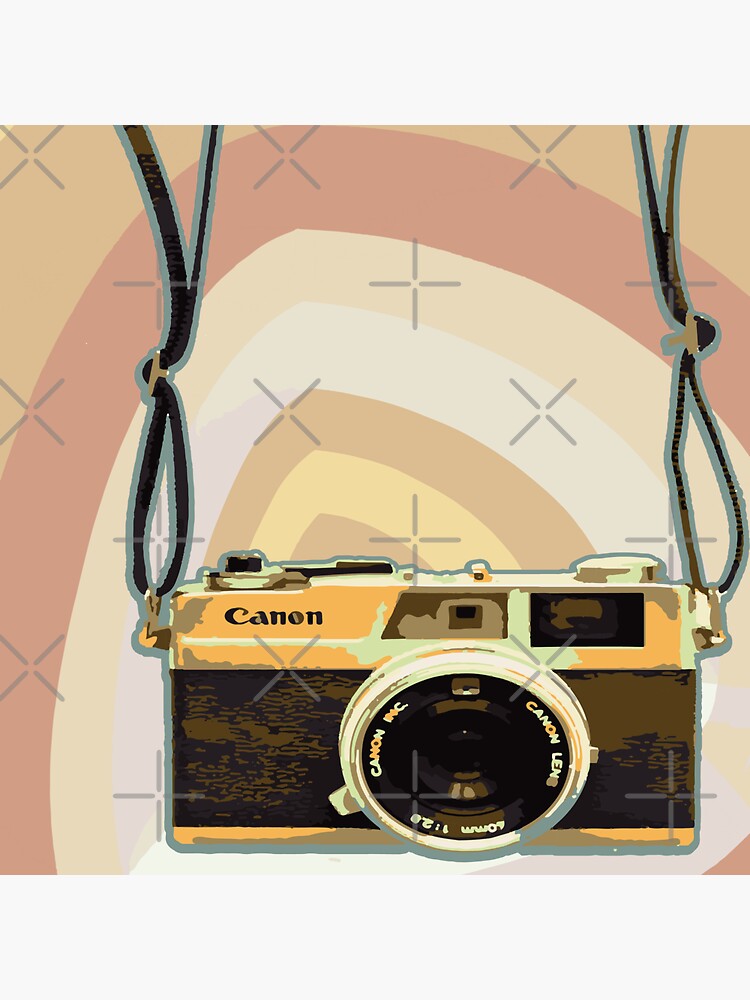 "Vintage Camera" Sticker for Sale by ArtisticaDecal | Redbubble