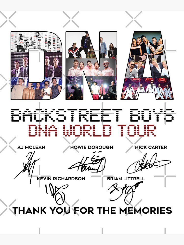 "Dna Backstreet Boys Dna World Tour Thank You For The Memories ...