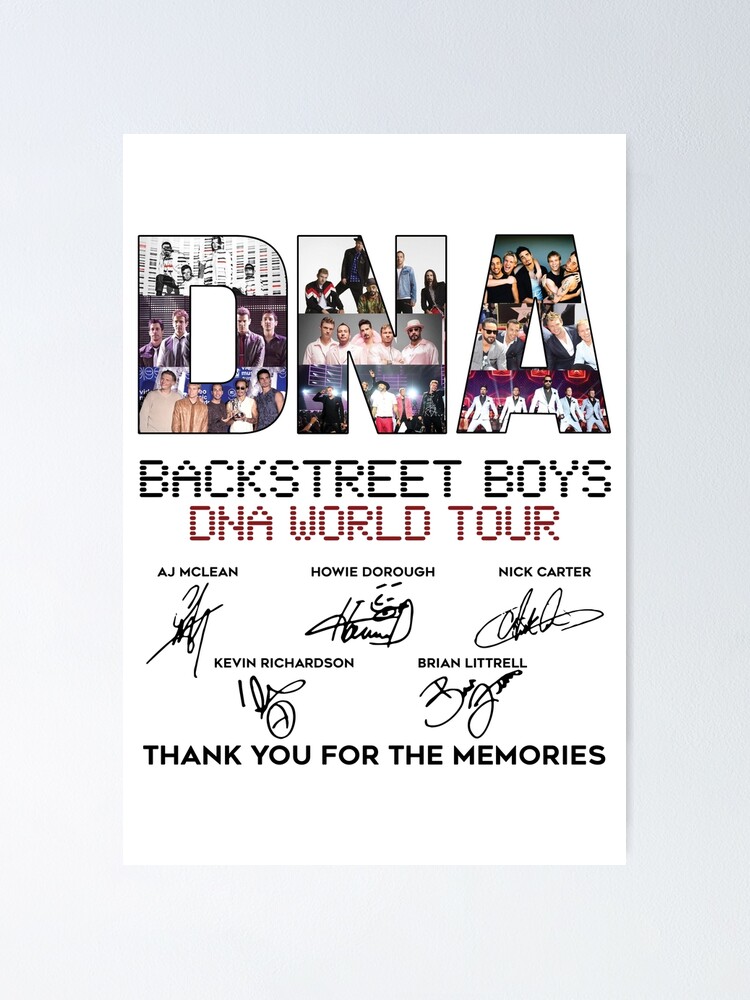 "Dna Backstreet Boys Dna World Tour Thank You For The Memories ...