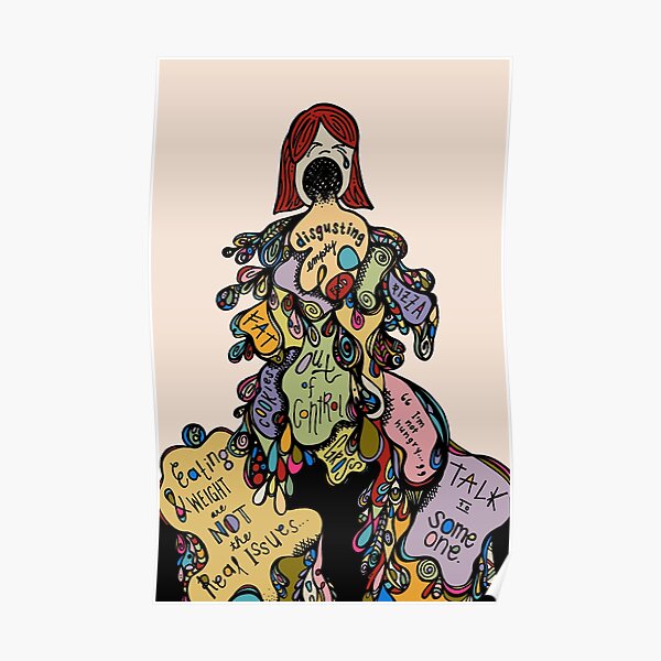 Anorexia Nervosa Posters | Redbubble