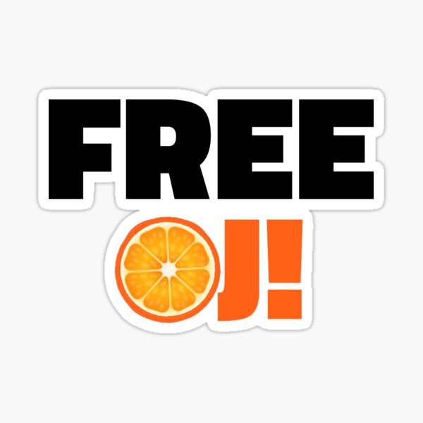 Oj Simpson Stickers | Redbubble