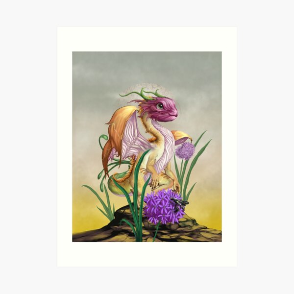 "Onion Dragon" Art Print for Sale by SMorrisonArt | Redbubble