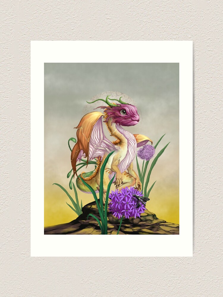 "Onion Dragon" Art Print for Sale by SMorrisonArt | Redbubble