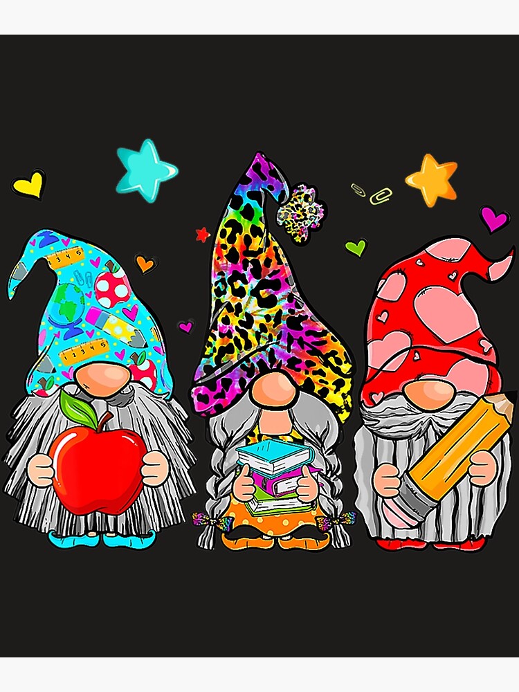 "Gnome Back To School Teacher Student First Day Class Of 2022 " Poster ...