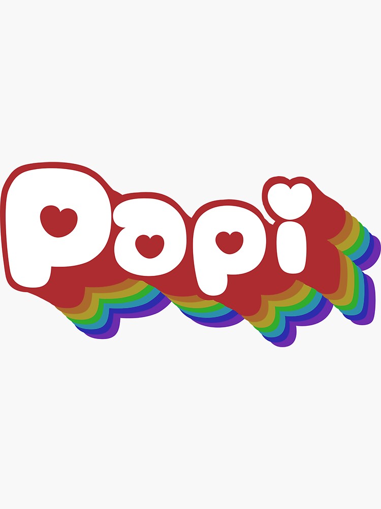 "Papi" Sticker for Sale by Trbo-Crab | Redbubble