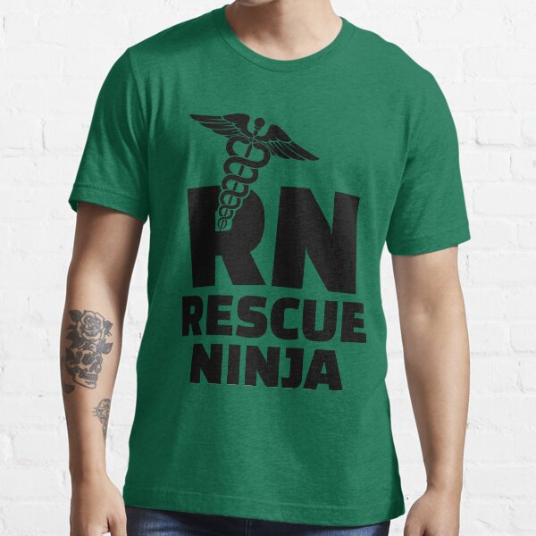 "RN Rescue Ninja Nurses" T-shirt by qualiproducts | Redbubble | nurse t ...