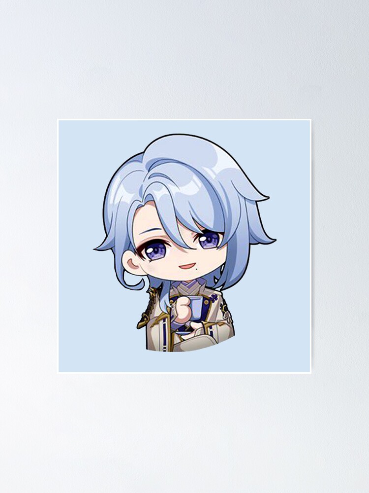 "Chibi Ayato - Genshin Impact" Poster for Sale by persephonexx | Redbubble