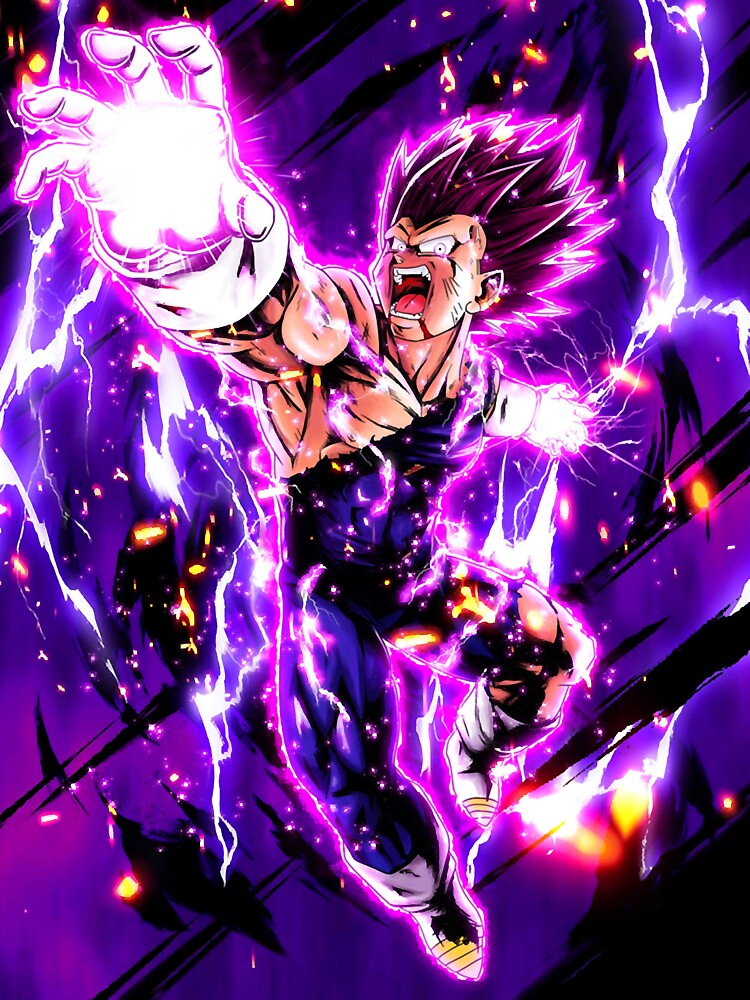 "Vegeta Ultra Ego Mega Ego" Sticker for Sale by JohnFleischman | Redbubble