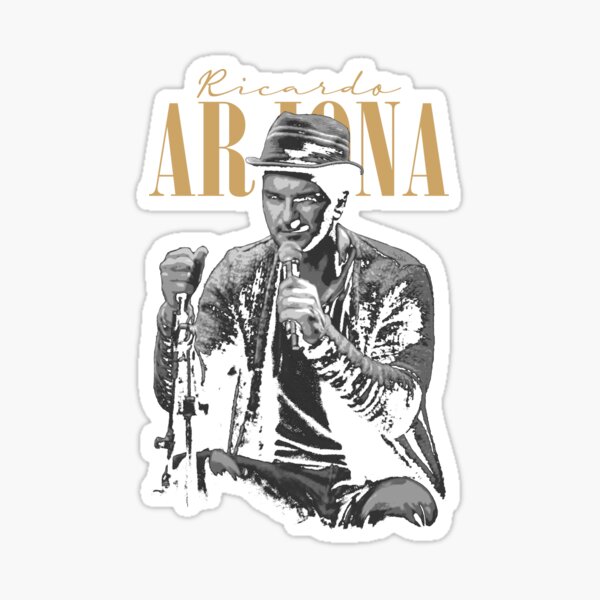"RICARDO ARJONA" Sticker for Sale by ibrinsmead | Redbubble