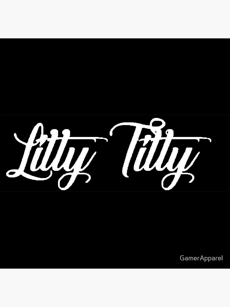 "Litty Titty White" Poster for Sale by GamerApparel | Redbubble