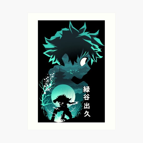 "MHA Anime Hero Deku/Best Designs For Men & Women" Art Print for Sale ...