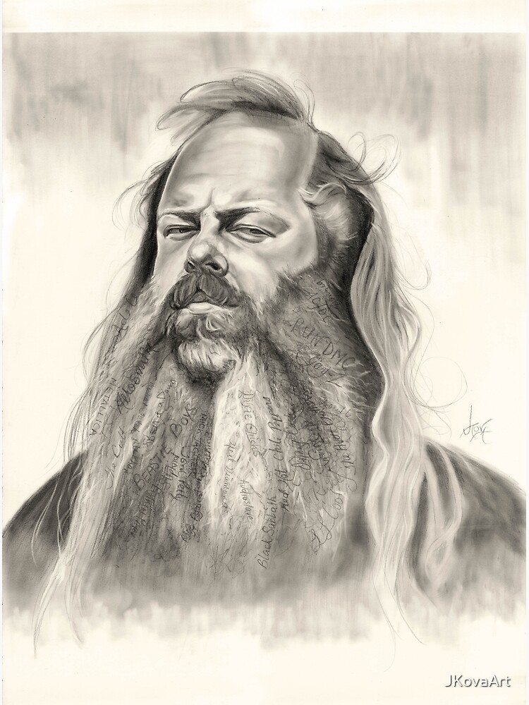 "Rick Rubin" Poster for Sale by JKovaArt | Redbubble