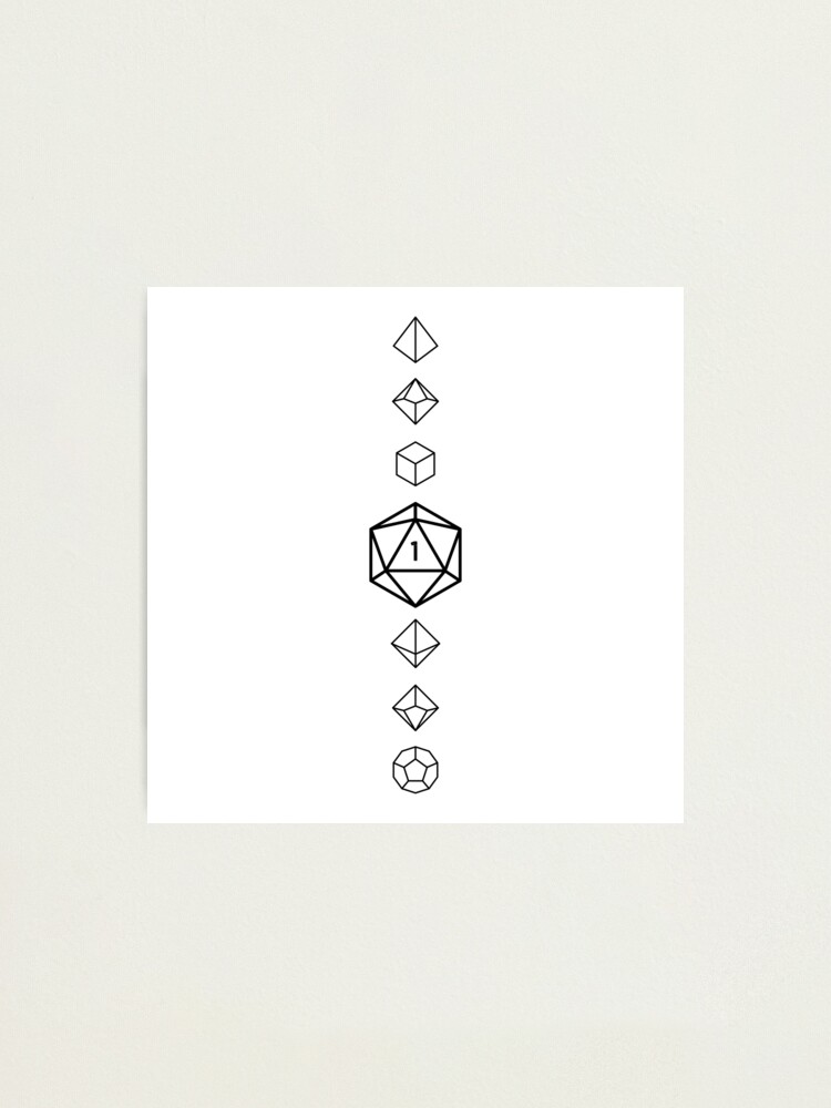 "Vertical Nat 1 Dice Chakras - Funny, Cool DnD Dungeons and Dragons ...