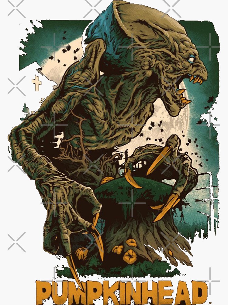 "PumpkinHead " Sticker for Sale by DeadThreads | Redbubble