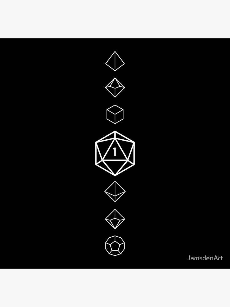 "Vertical Nat 1 Dice Chakras - Funny, Cool DnD Dungeons and Dragons ...
