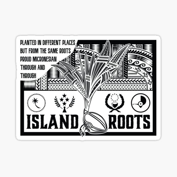 "Micronesian Shirt | Island Roots" Sticker for Sale by Kwibo691 | Redbubble