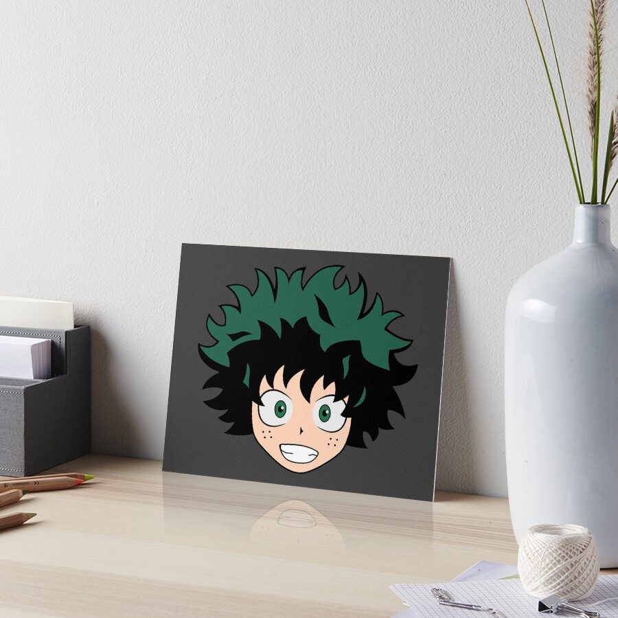 "MHA Anime Chibi Deku/Design For Men & Women" Art Board Print for Sale ...