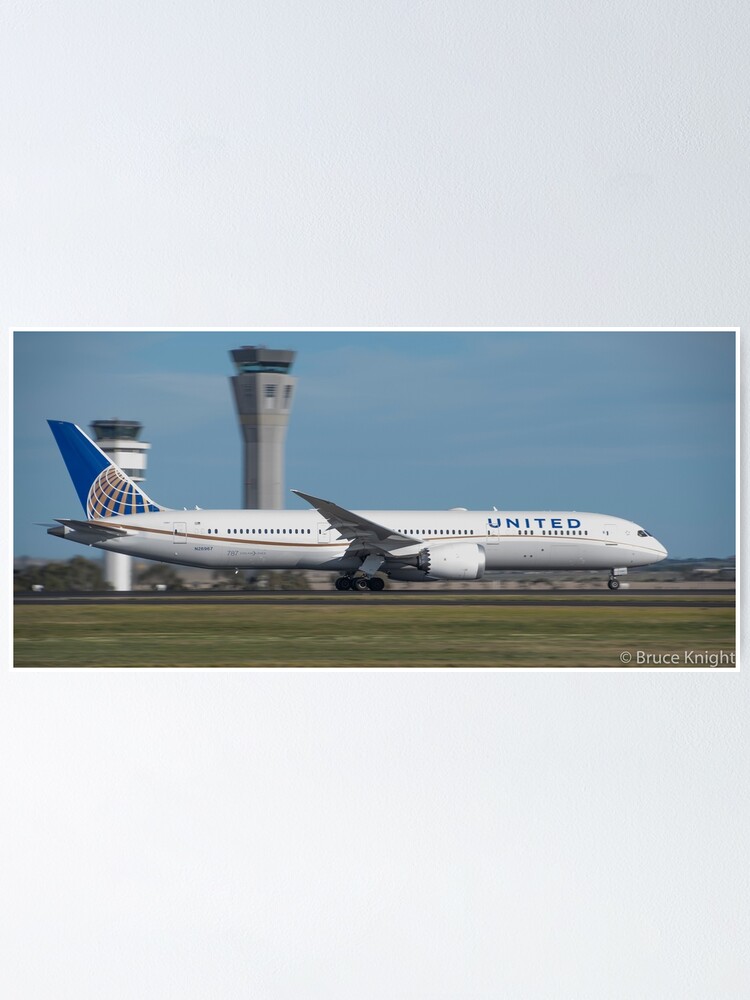 "UA99 YMML-KLAX" Poster by brucek68 | Redbubble
