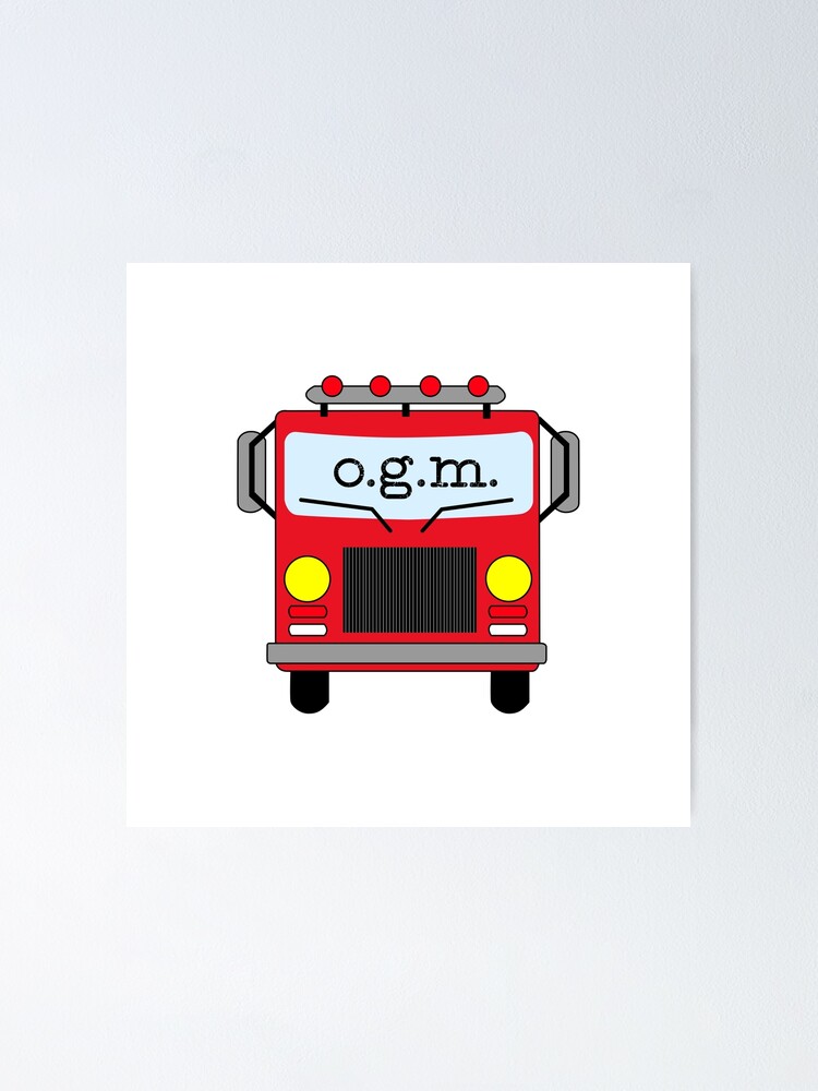 "OGM Kid's Logo" Poster by lexjincoelho | Redbubble