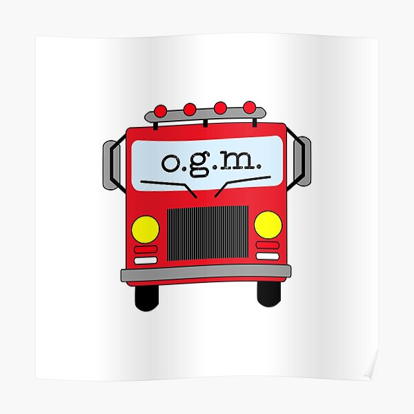 "OGM Kid's Logo" Poster by lexjincoelho | Redbubble
