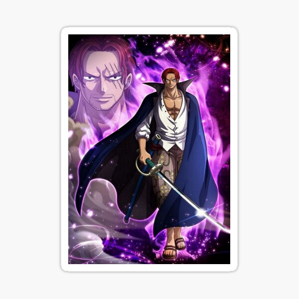 "Shanks One Piece" Sticker for Sale by Jacqueline4546 | Redbubble