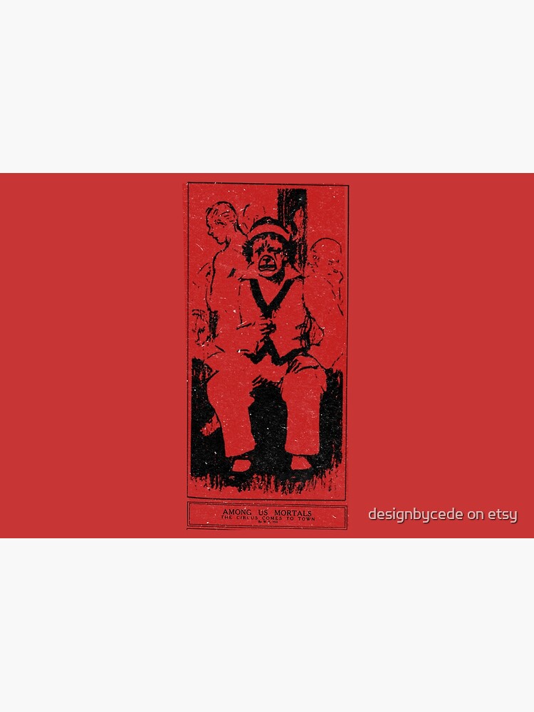 "Vintage Sad Clown Circus Freak Show Poster" Poster for Sale by ...