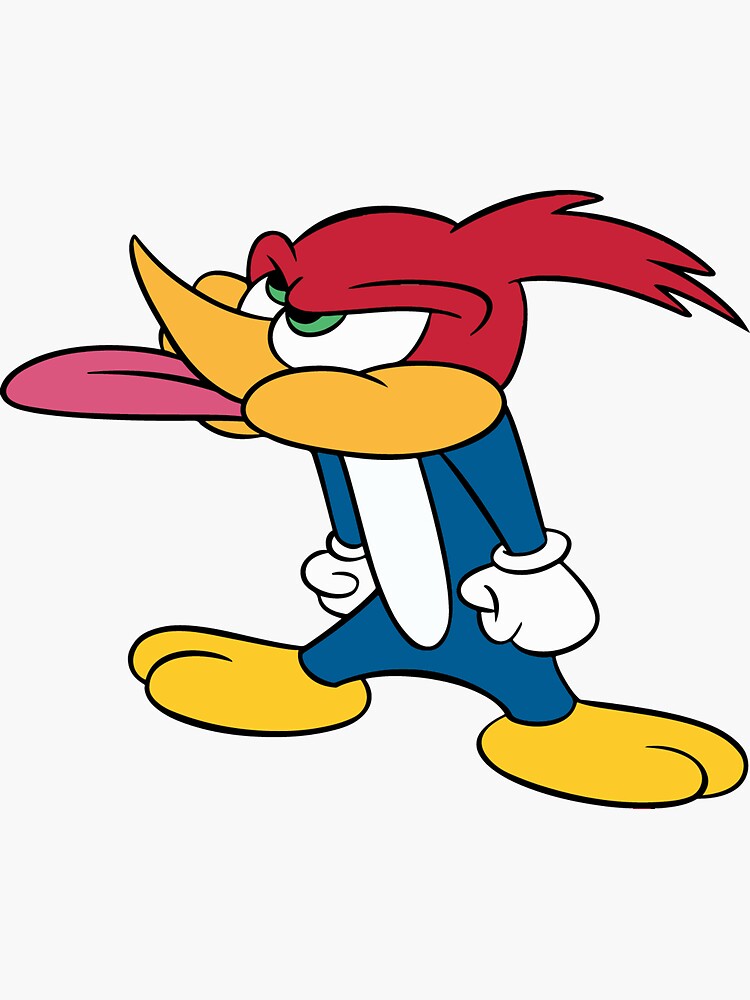 "Angry Woody " Sticker for Sale by rovii | Redbubble