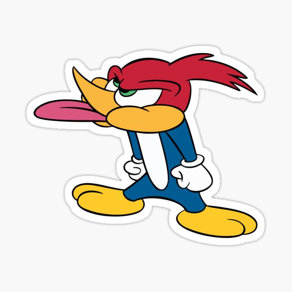 "Angry Woody " Sticker for Sale by rovii | Redbubble