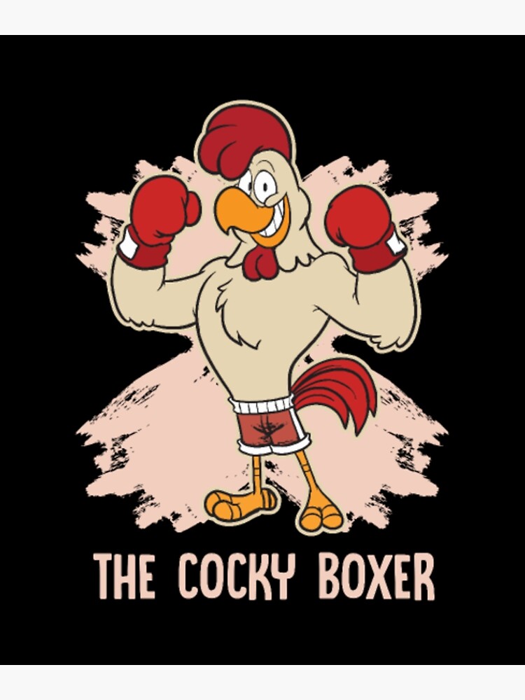 "Boxing Chicken" Poster for Sale by CubinTrap | Redbubble