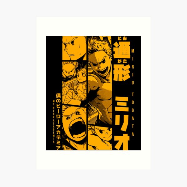 "Mirio Togata Lemillion == MY HERO ACADEMIA = Manga Panel Design ...