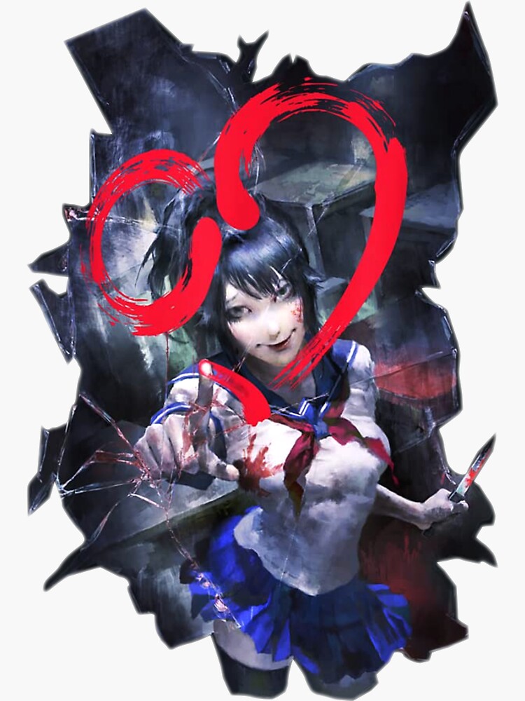 "Yandere Simulator Love" Sticker for Sale by Edmonds07 | Redbubble