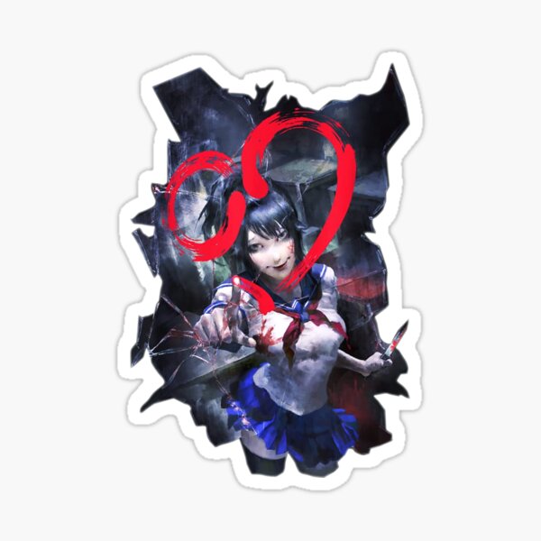 "Yandere Simulator Love" Sticker for Sale by Edmonds07 | Redbubble
