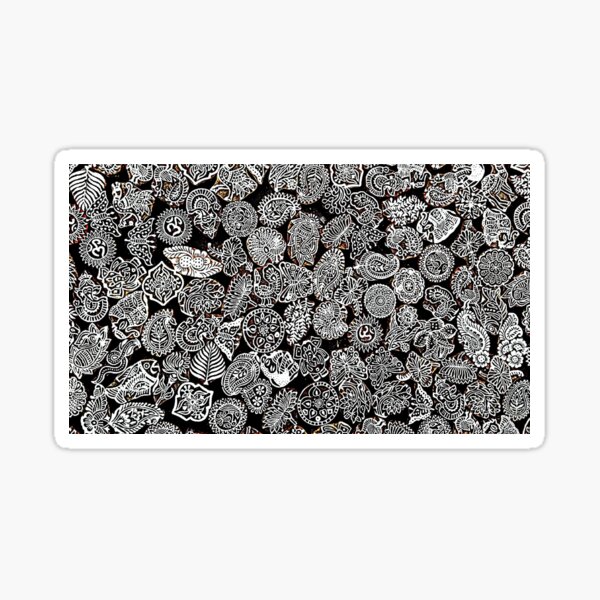 "Grey patterns" Sticker for Sale by SDDdesigns | Redbubble