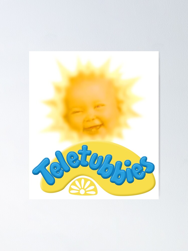 Póster «Logotipo de Teletubbies con Laughing Sun Baby» de ...