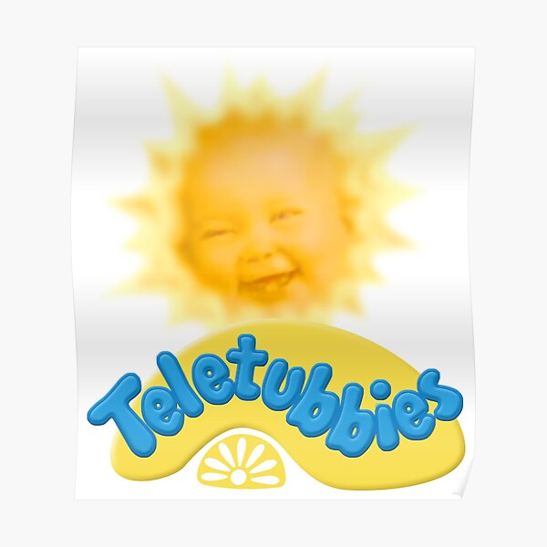 Póster «Logotipo de Teletubbies con Laughing Sun Baby» de ...