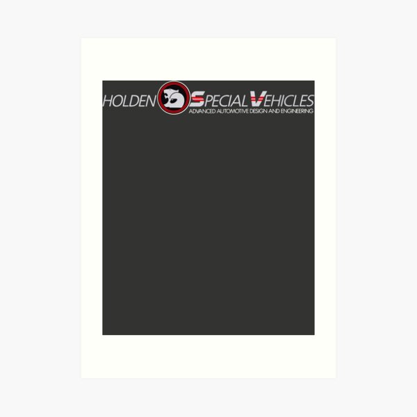 "Vintage HSV logo (Transparent background for DARK colors)" Art Print ...