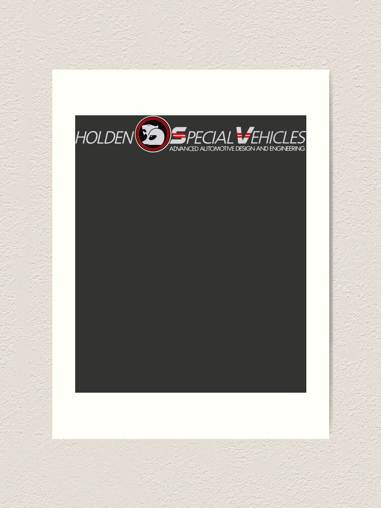 "Vintage HSV logo (Transparent background for DARK colors)" Art Print ...