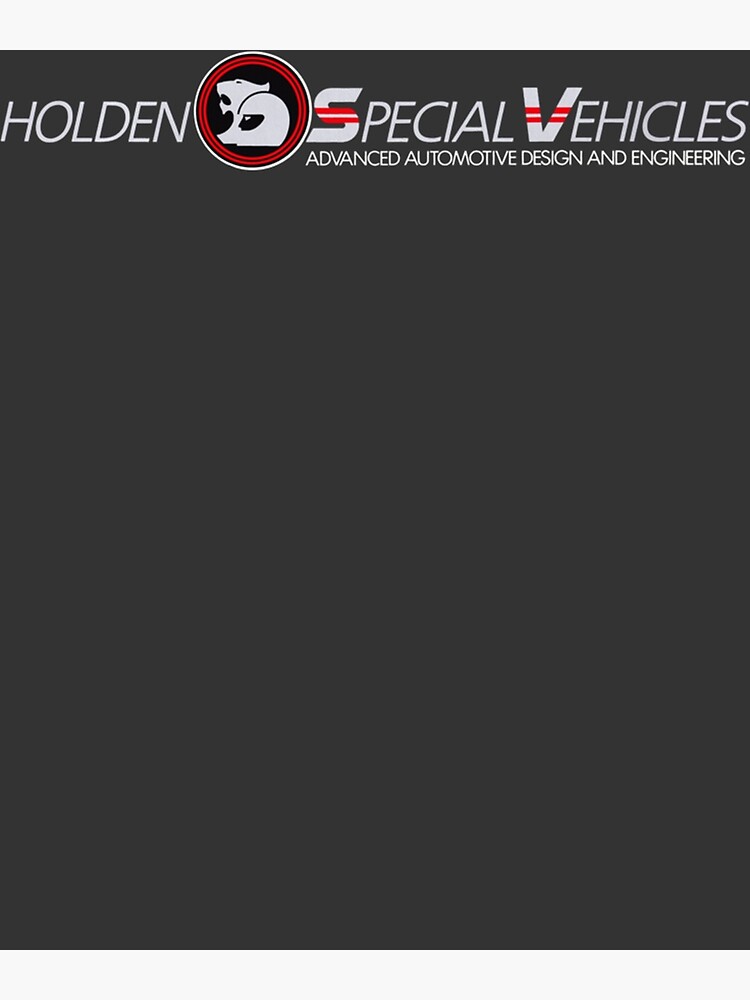 "Vintage HSV logo (Transparent background for DARK colors)" Art Print ...