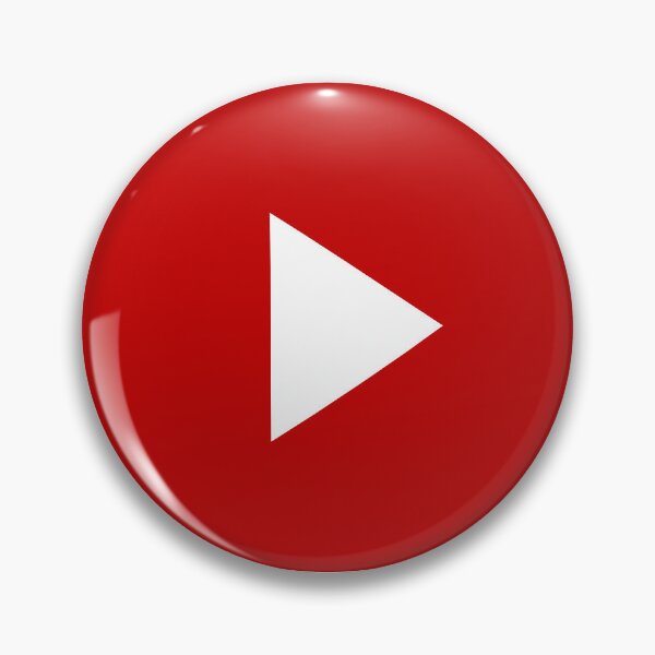 "Youtube Logo, Vloger Logo" Pin for Sale by fox646464 | Redbubble