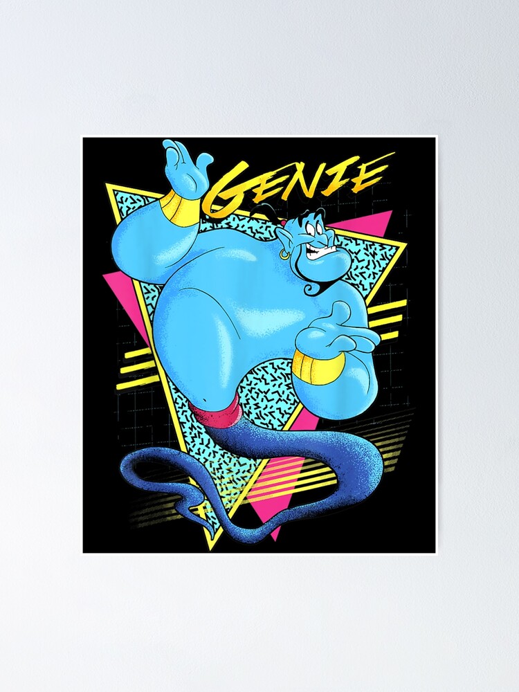 "Genie Retro Abstract Portrait Logo" Poster for Sale by DenisJoness ...