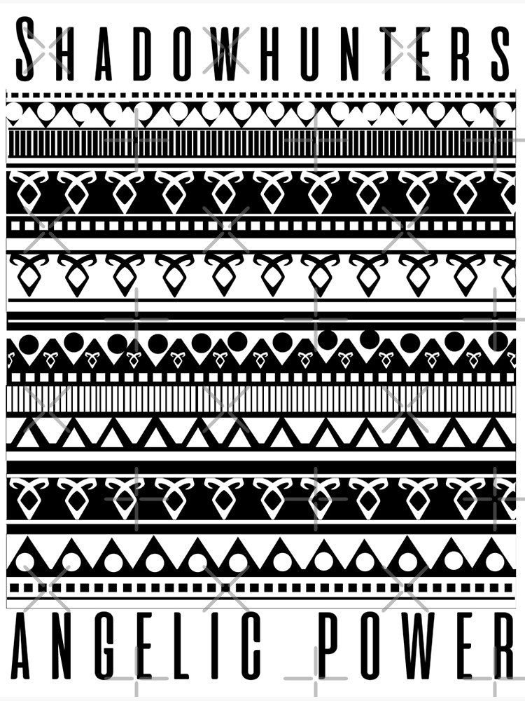 "Angelic power rune - Shadowhunters" Poster by DalyRincon | Redbubble