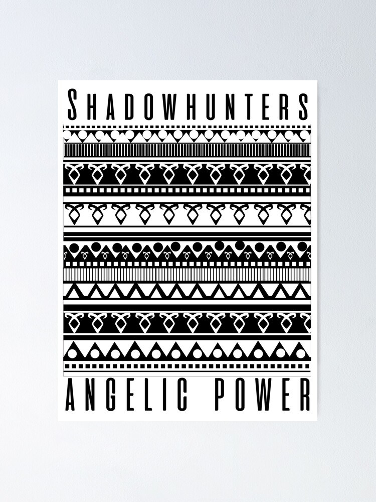 "Angelic power rune - Shadowhunters" Poster by DalyRincon | Redbubble