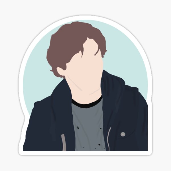"Minimalist Philip Shea Portrait" Sticker for Sale by laurenpaulin ...
