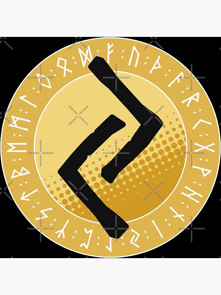 "Viking Runes and Runic Symbols - Jera (Harvest)" Poster for Sale by ...